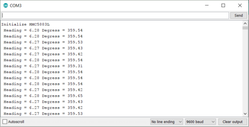 Arduino magnetisk kompas - HTX Arduino